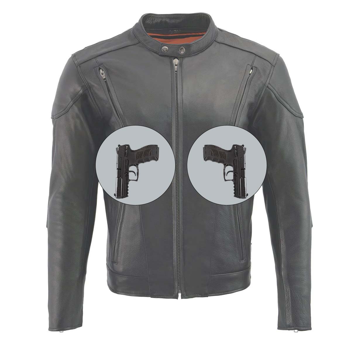 Milwaukee Leather Conceal and Carry Jackets – LeatherUp USA