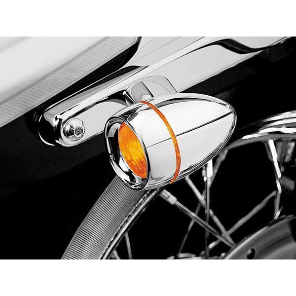 Close Out Kuryakyn 496921 Chrome Deep Dish Bezels with Amber Lenses ...