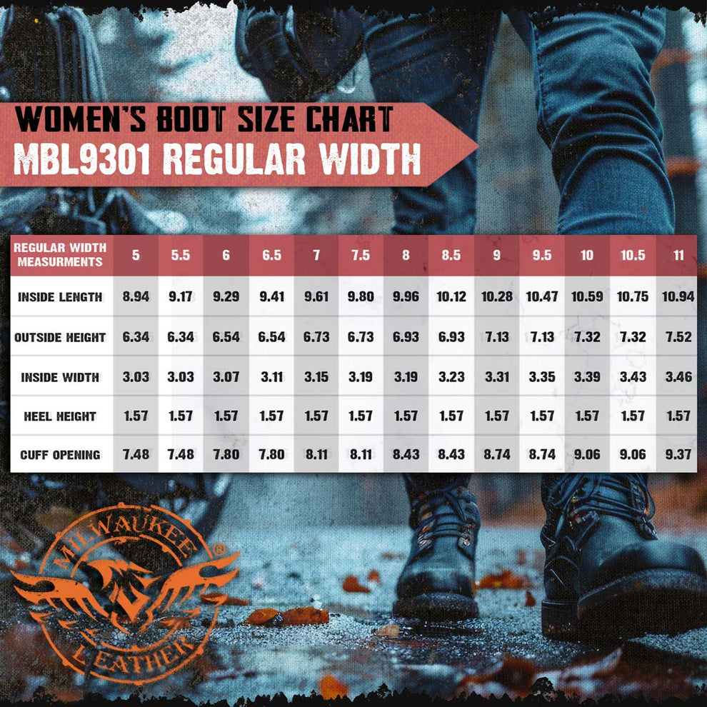 Milwaukee Leather MBL9301 Women's Black Leather Lace-Up Motorcycle ...