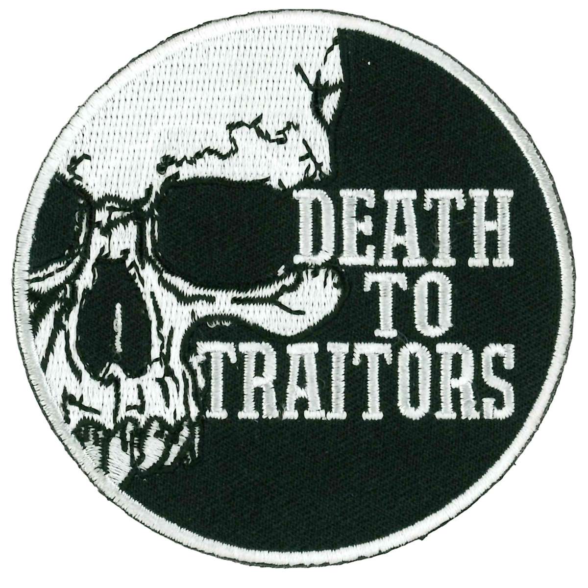 Hot Leathers Death To Traitors Patch PPL9948 – LeatherUp USA