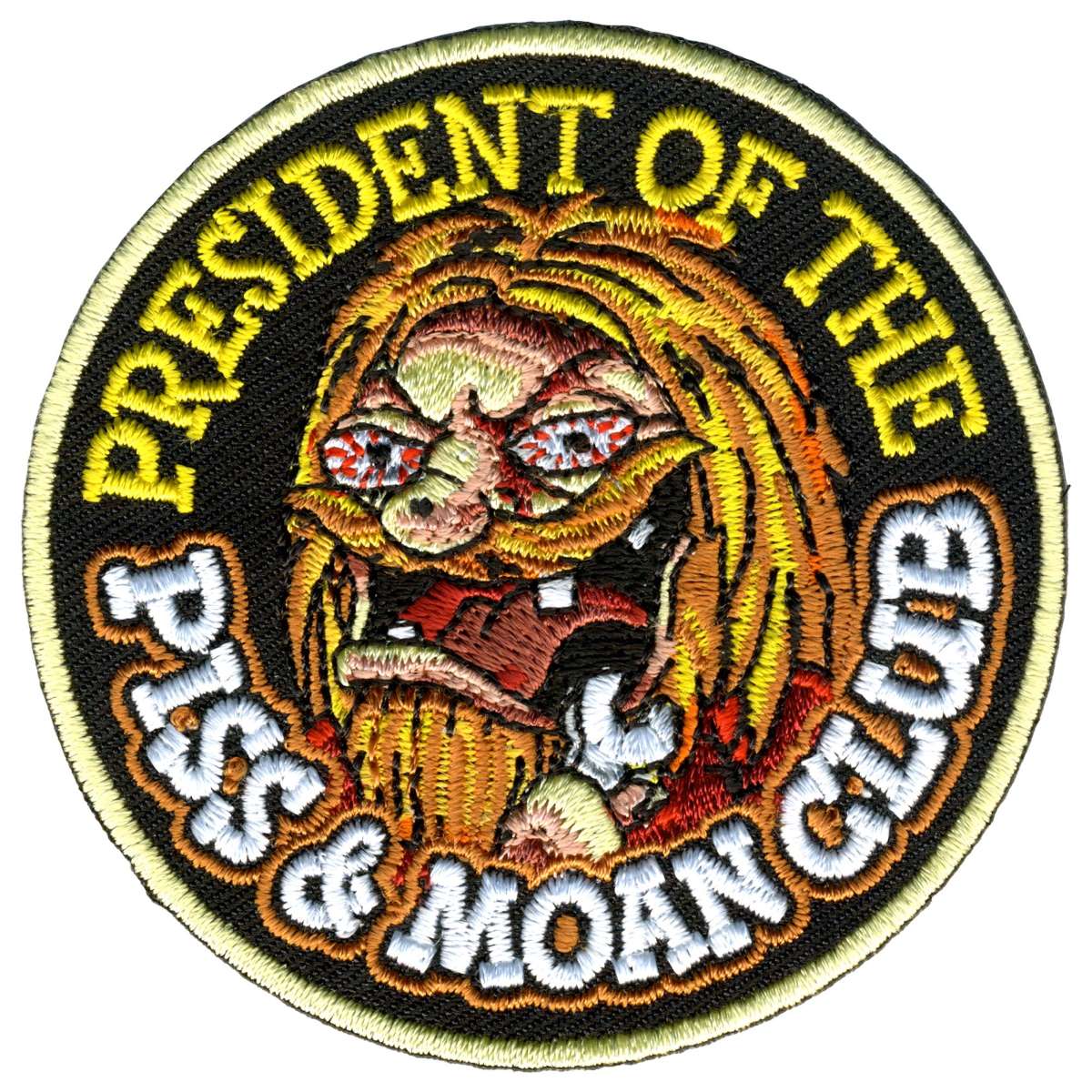 Hot Leathers 3" Piss & Moan Club Patch PPQ1280 – LeatherUp USA
